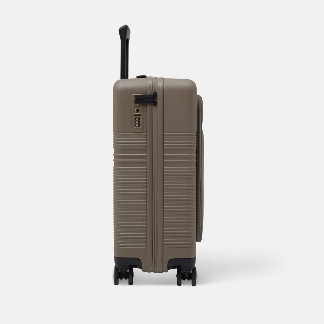 Cabin Suitcase | With Front Pocket | Clay | Premium