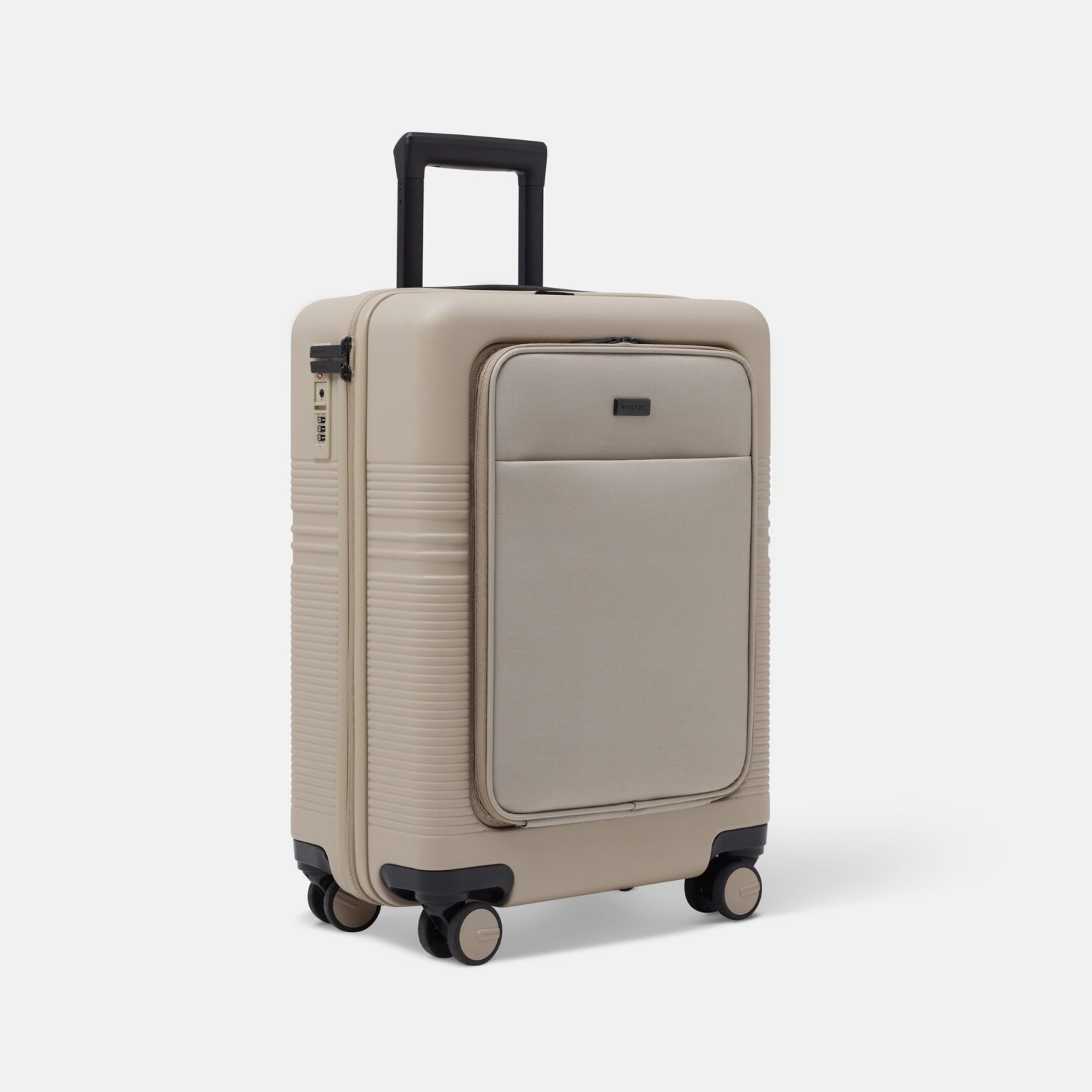 Cabin Suitcase | With Front Pocket | Dune | Premium