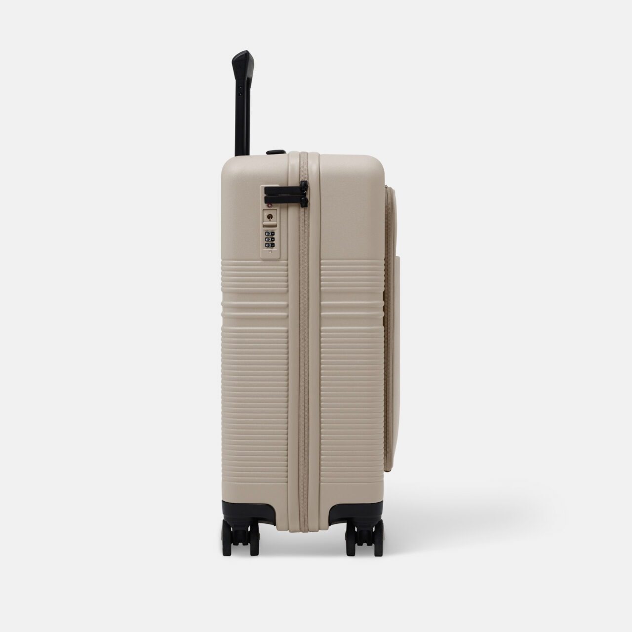 Cabin Suitcase | With Front Pocket | Dune | Premium